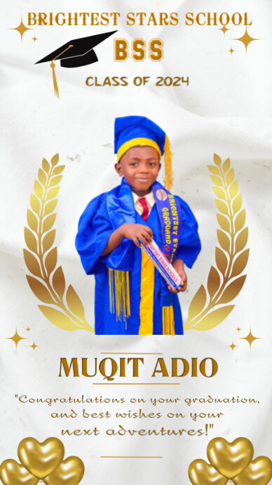 Modèle White Maximalist Vibrant Graduation Best Wis | PosterMyWall