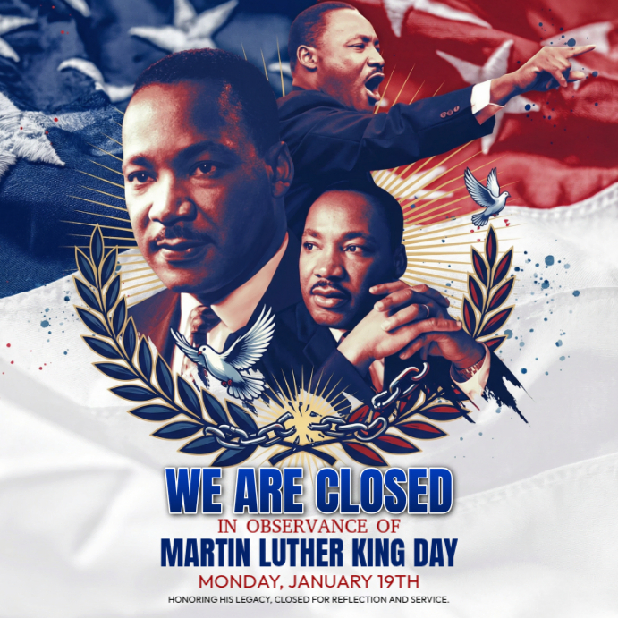 White Maximalist Weareclosed Instagram Post Template | PosterMyWall