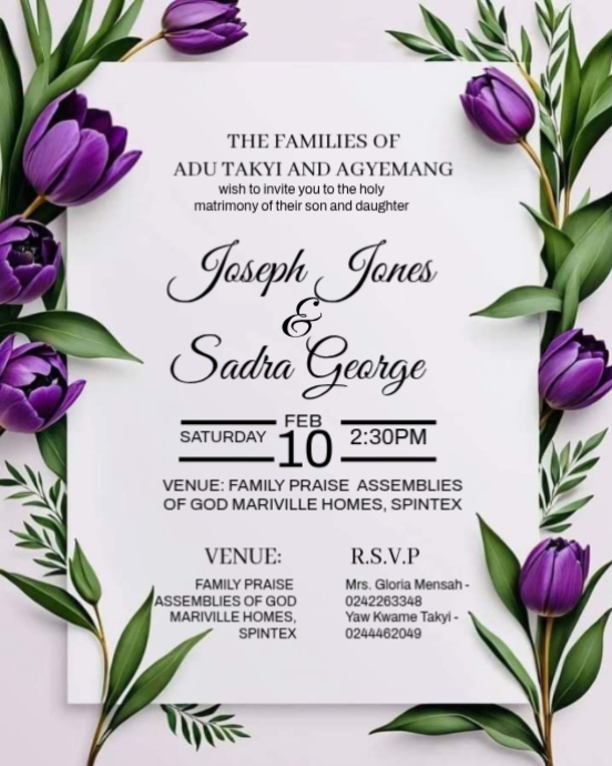 White Maximalist Wedding Invitation Instagram Portrait Template ...