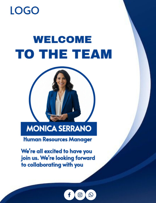 White Maximalist Welcome To The Team Flyer (us Letter) Template ...
