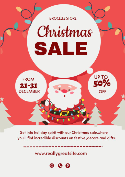 White Maximalist White A2 Template | PosterMyWall