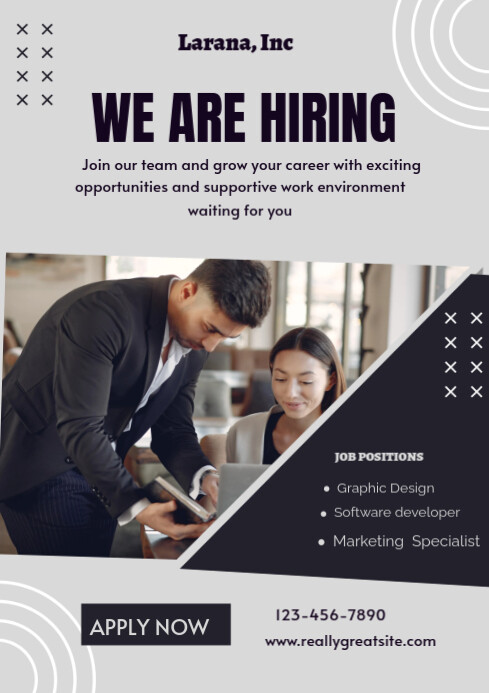 White Maximalist White A4 Template | PosterMyWall