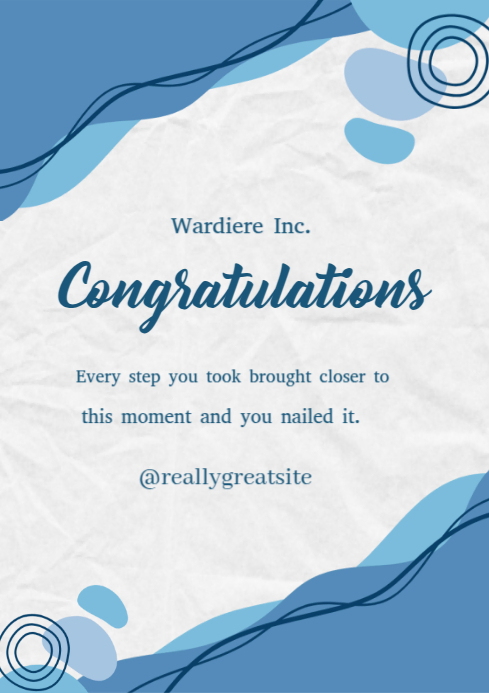 White Maximalist White A4 Template | PosterMyWall