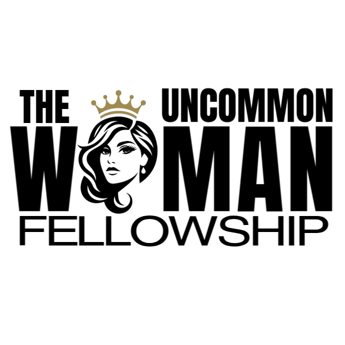 White Maximalist Woman Fellowship Logo Template | PosterMyWall