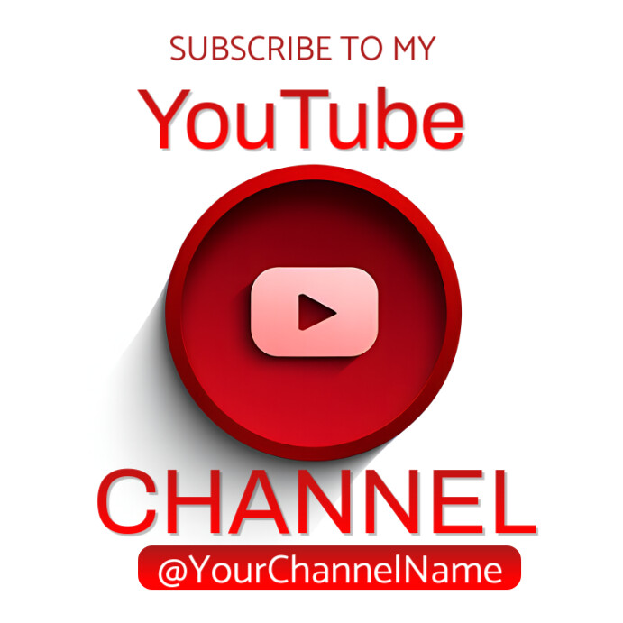 Copy of White Maximalist Youtube Channel Ads Instagram Post | PosterMyWall