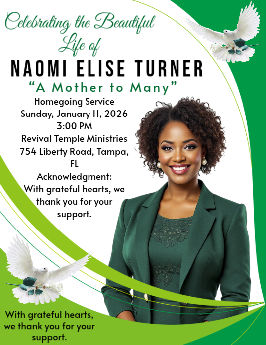 White Memorial Service Flyer Template | PosterMyWall