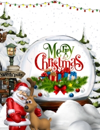 Santa Christmas poster Template | PosterMyWall