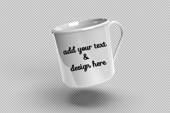 Copy of White metallic cup transparent background | PosterMyWall