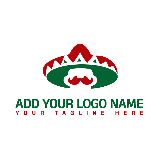 White Mexican/symbol/restaurant/elegant/busi Template | PosterMyWall