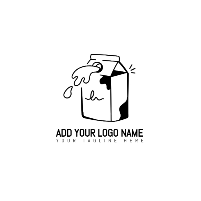 White Milk/unique/logo/stylish/modern/brand/business/creative ...