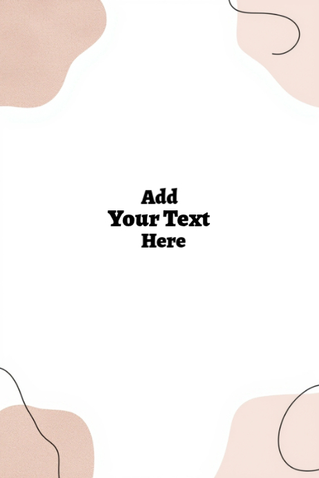 White Minimalist Design Poster Template | PosterMyWall