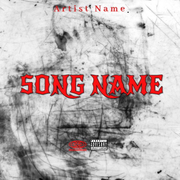 White Mixtape Album Cover Template | PosterMyWall