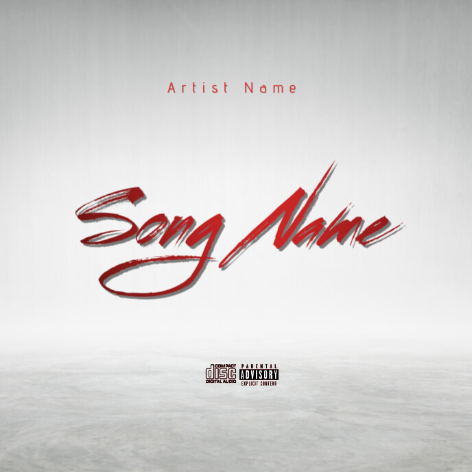White Mixtape Album Cover Template | PosterMyWall