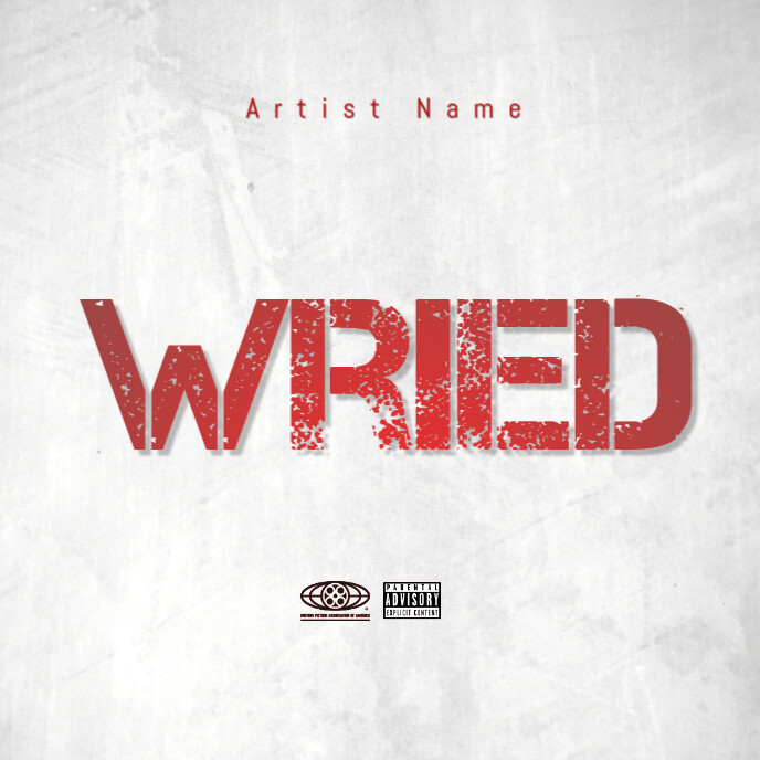 White Mixtape Album Cover Template | PosterMyWall