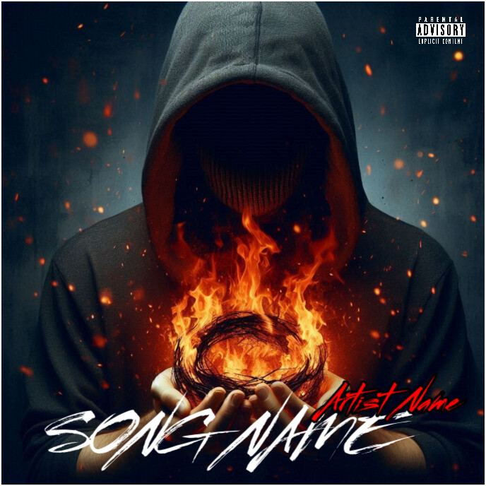 White Mixtape Album Cover Template | PosterMyWall