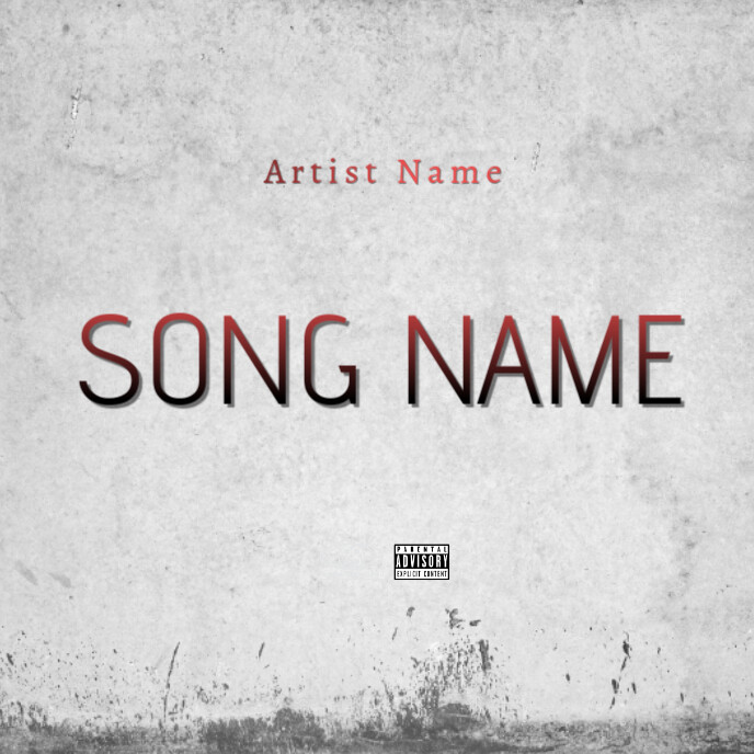 White Mixtape Album Cover Template | PosterMyWall