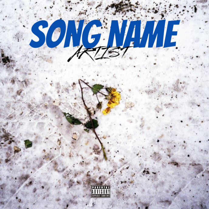 White Mixtape Album Cover Template | PosterMyWall