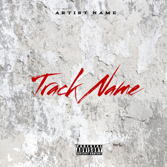 White Mixtape Cover Album Cover Template | PosterMyWall