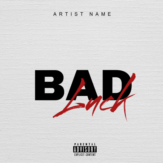 White Mixtape Cover Album Cover Template | PosterMyWall