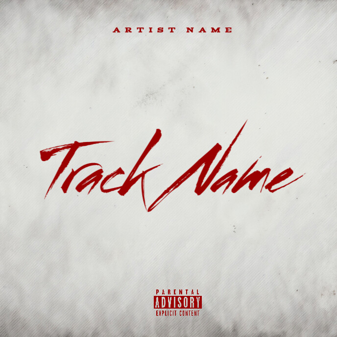 White Mixtape Cover Album Cover Template | PosterMyWall