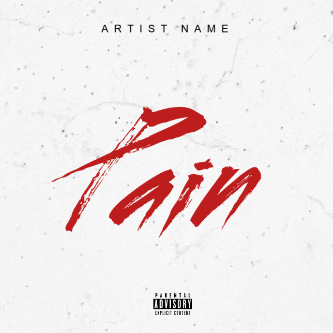 White Mixtape Cover Album Cover Template | PosterMyWall