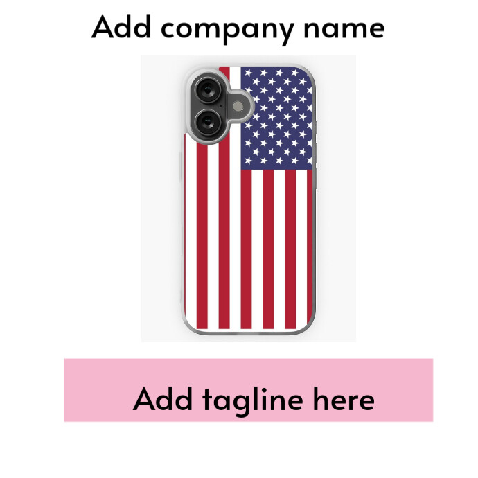 White Mobile Phone Cover Logo Logo Template | PosterMyWall