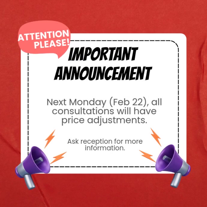 Copy of White Modern & Minimal Announcement Instagram Post | PosterMyWall