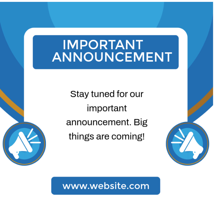 Copy of White Modern & Minimal Announcement Instagram Post | PosterMyWall