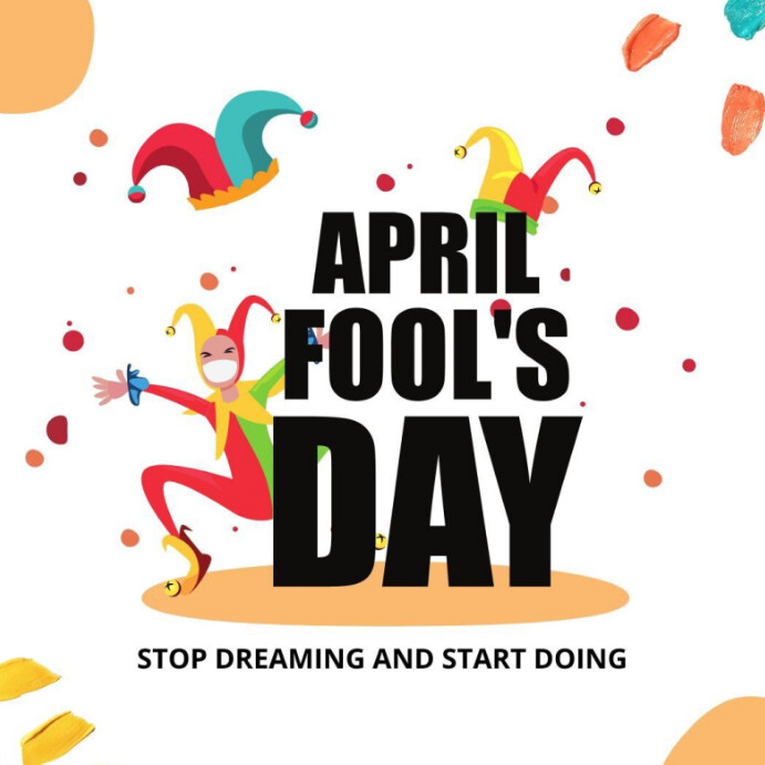 Copy of White Modern & Minimal April Fools Day Instagram Post ...