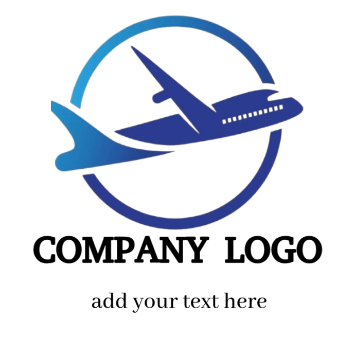 Plantilla de White Modern & Minimal Aviation Logo Logo | PosterMyWall