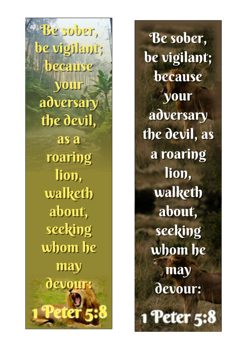 Copy of White Modern & Minimal Bible Verse Book Mark | PosterMyWall