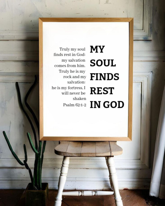 White Modern & Minimal Bible Verse Of The Day Instagram Portrait ...