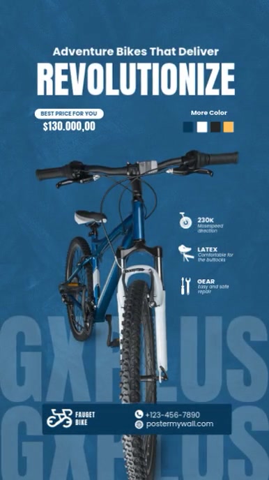 White Modern & Minimal Bicycle Product Promotion Reel Instagram ...