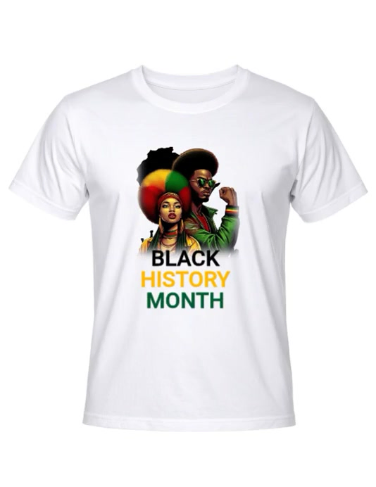 White Modern & Minimal Black History Month Poster Flyer (us Letter ...