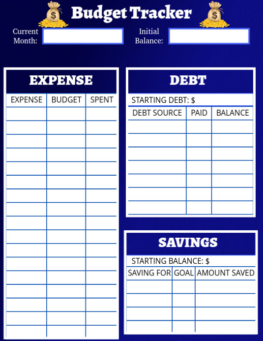 Copy of White Modern & Minimal Budget Flyer (us Letter) | PosterMyWall