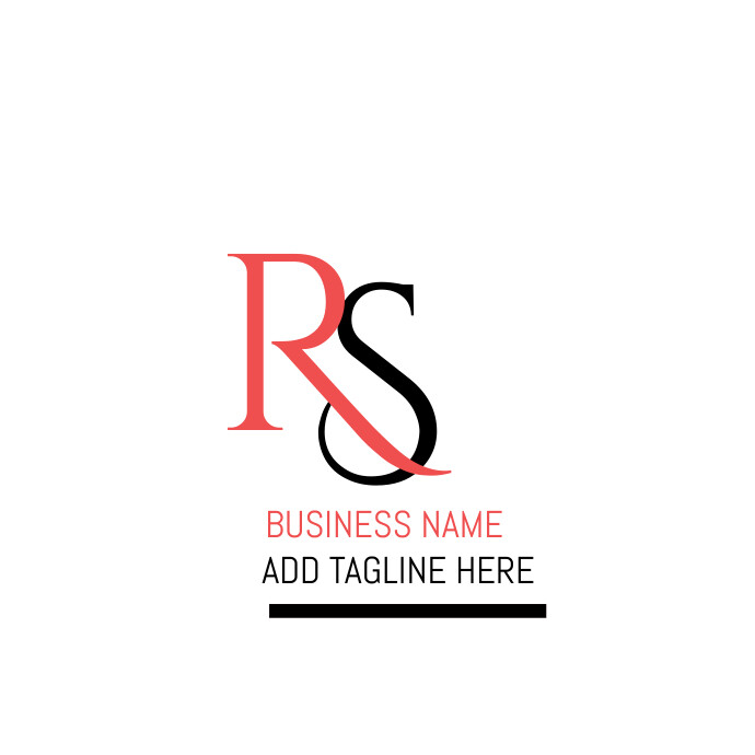 Copy of White Modern & Minimal Business Logo Logo | PosterMyWall