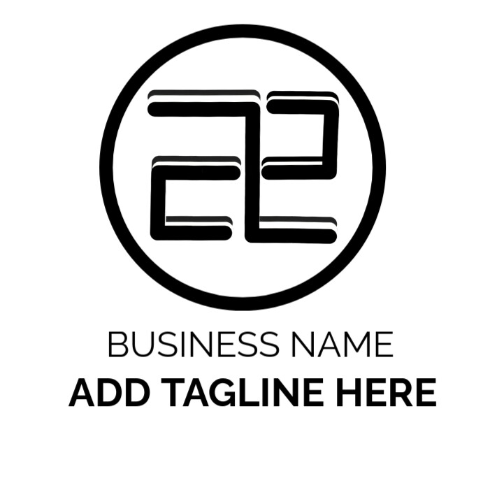 Copy of White Modern & Minimal Business Logo Tagline Template Instagram ...