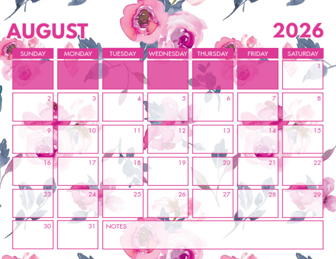 White Monthly Calendar Flyers Template | PosterMyWall