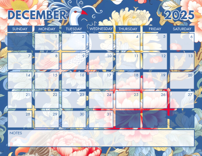 Copy of White Modern & Minimal Calendar December 2025 Flyer (us Letter ...