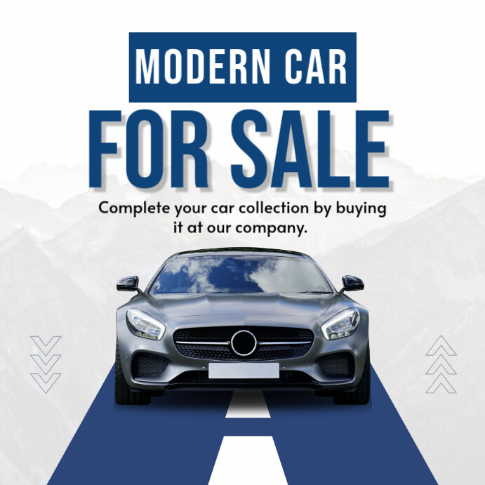 White Modern & Minimal Car Sale Pos Instagram Template | PosterMyWall