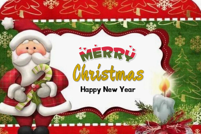 White Modern & Minimal Christmas Card Label Template | PosterMyWall