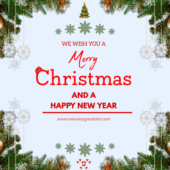 Copy of White Modern & Minimal Christmas Instagram Post | PosterMyWall