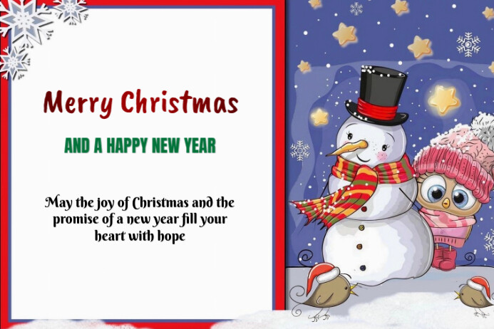 White Modern & Minimal Christmas Label Template | PosterMyWall