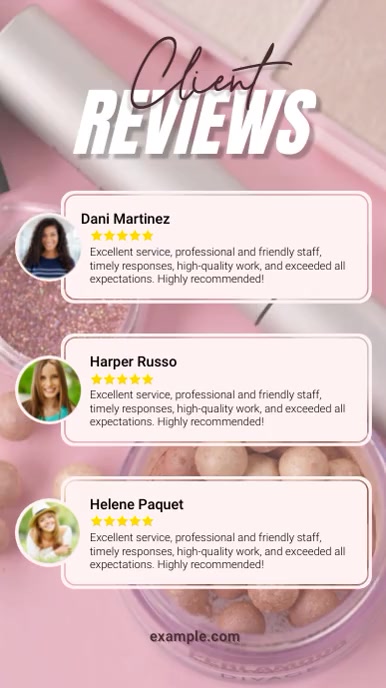 Copy of White Modern & Minimal Client Review Instagr | PosterMyWall