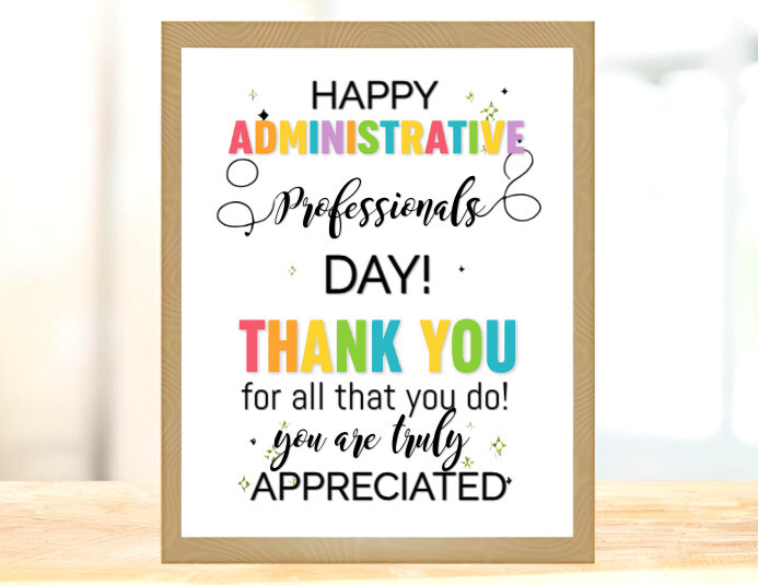 Plantilla de White Modern & Minimal Colorful Happy Administrative ...