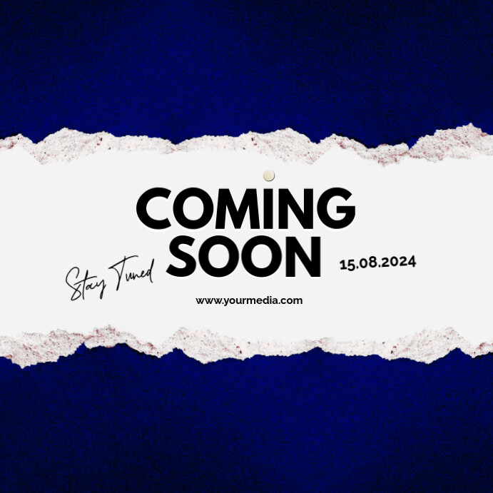 Plantilla de White Modern & Minimal Coming Soon Instagram Post ...