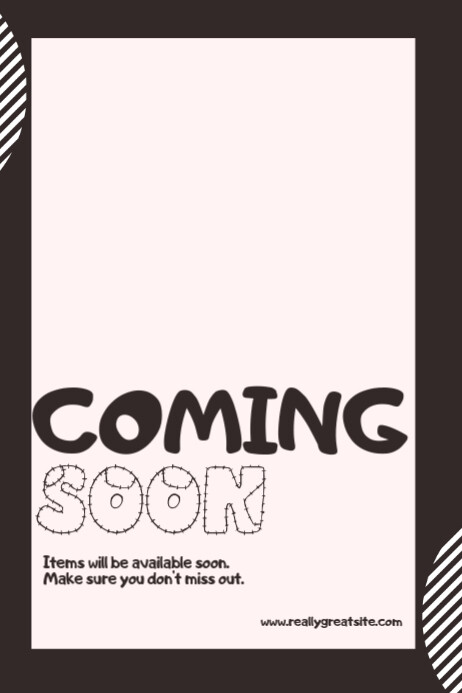 Plantilla de White Modern & Minimal Coming Soon Poster | PosterMyWall