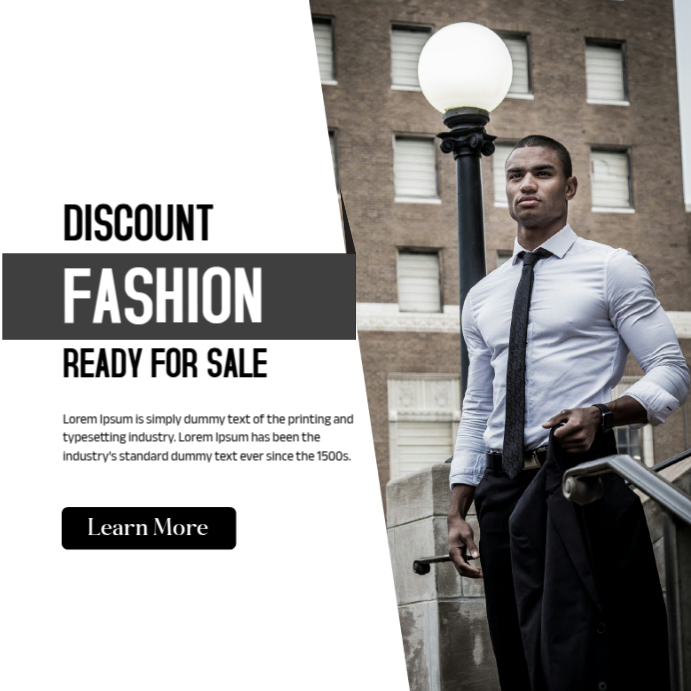 Copy of White Modern & Minimal Discount Advertisement Poster Ready For ...