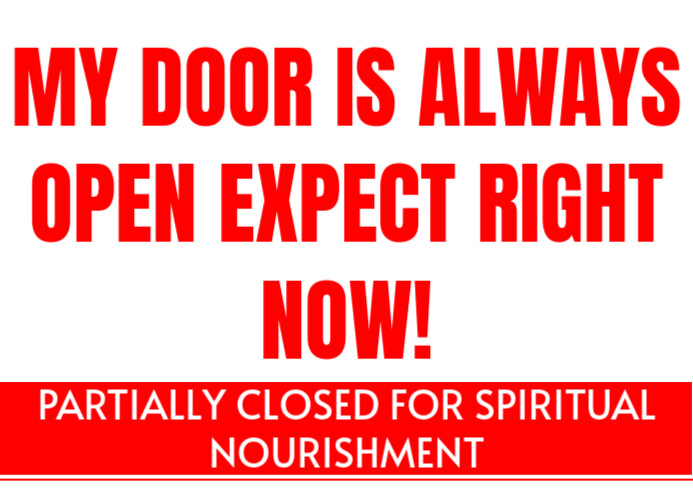 Copy of White Modern & Minimal Door Sign A4 | PosterMyWall