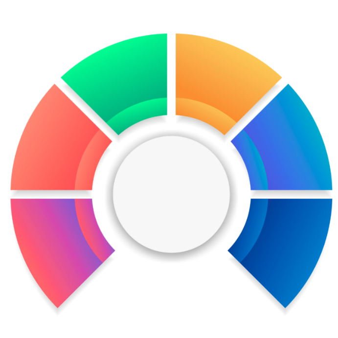 White Modern & Minimal Editable Circular Process Infographic Template ...